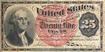 United States Currency - 25¢ Fourth Series "George Washington ...