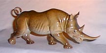 Goebel Animal Figurines - Black Rhinoceros