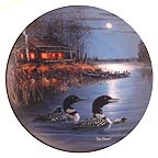 Moonlight Echoes collector plate by Jim Hansel