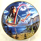 Rainbow Maiden collector plate by David Penfound