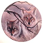 Eyes Of Silence collector plate by Daniel Renn Pierce